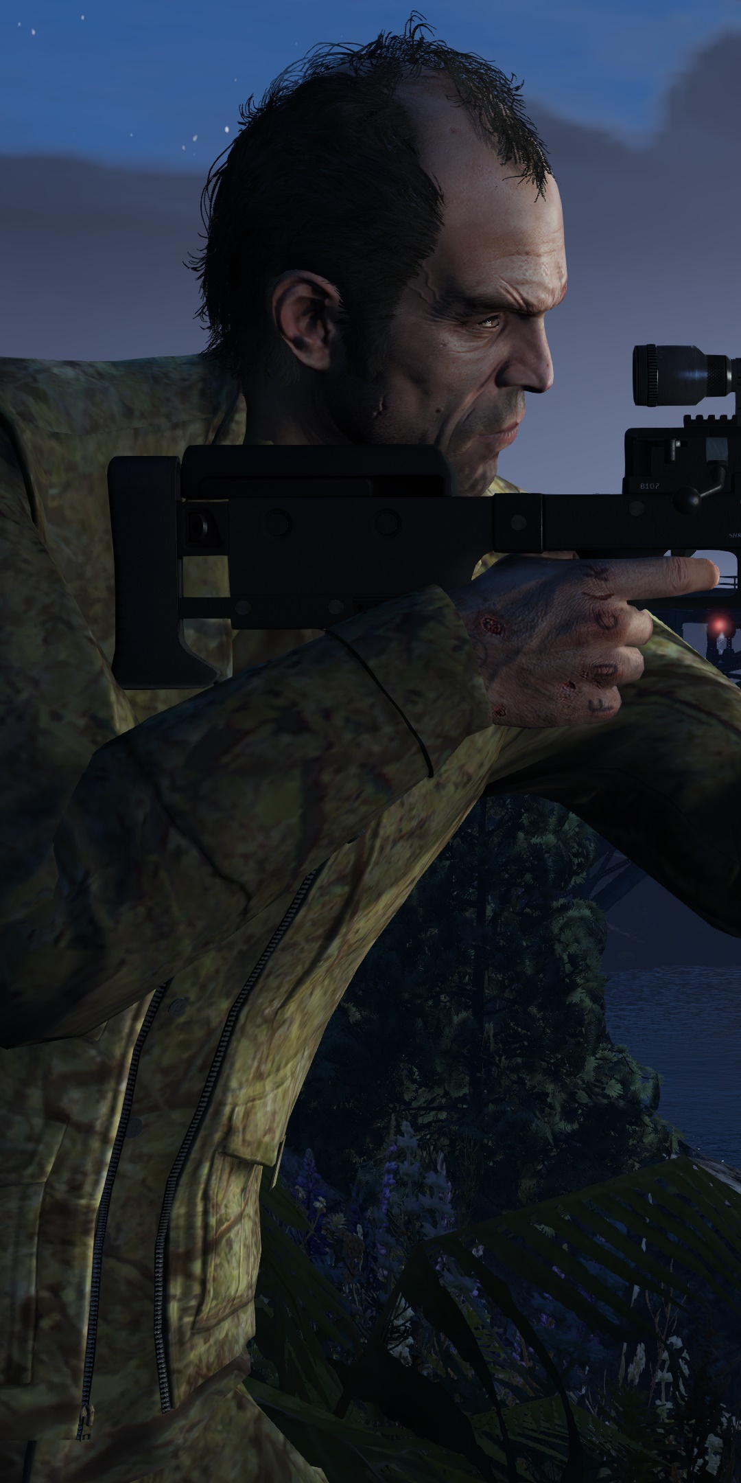 Video Game Grand Theft Auto V, Rifle, Trevor Philips, 1080X2160 Phone ...