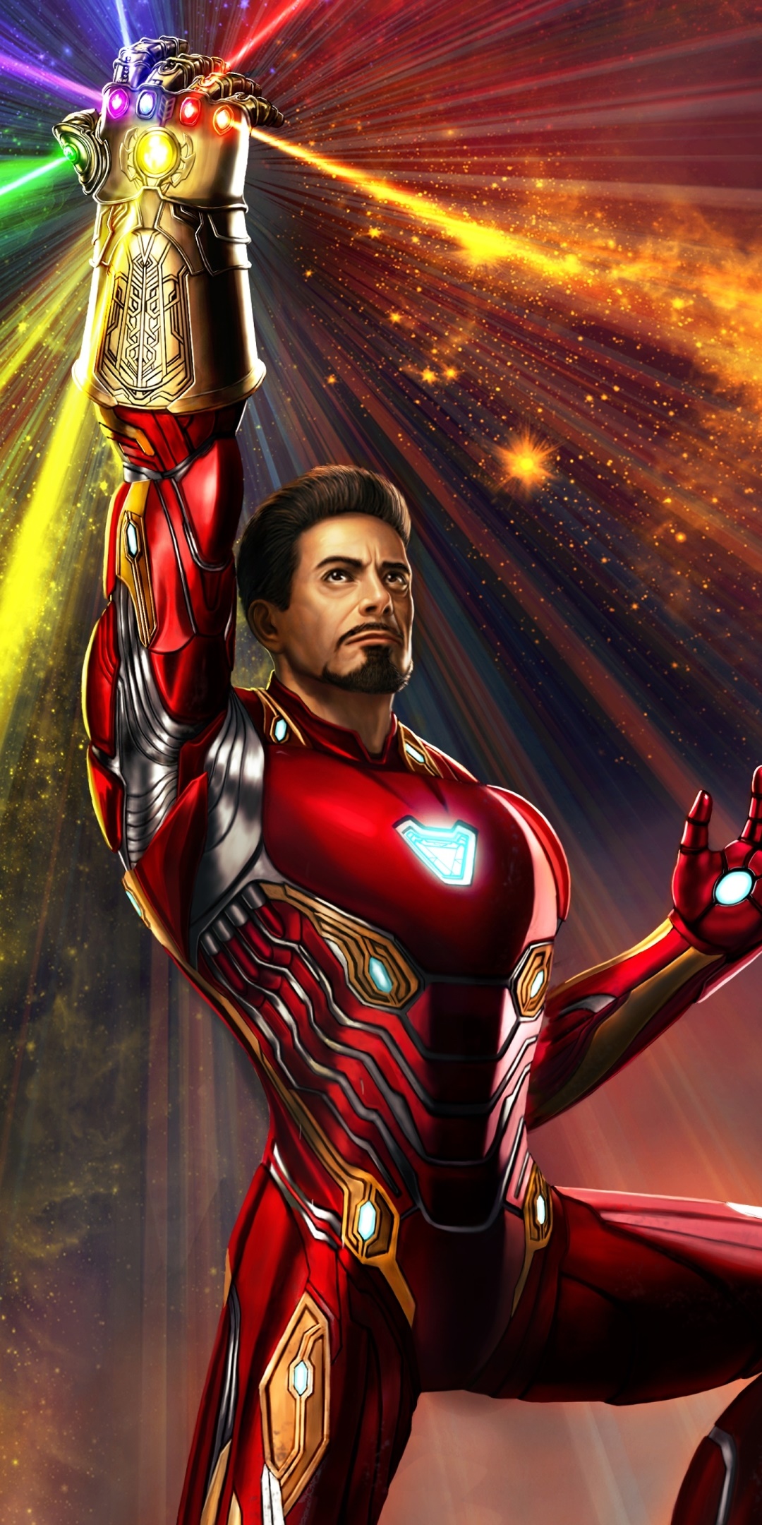 Movie Avengers Endgame, Tony Stark, Infinity Gauntlet, Iron Man ...