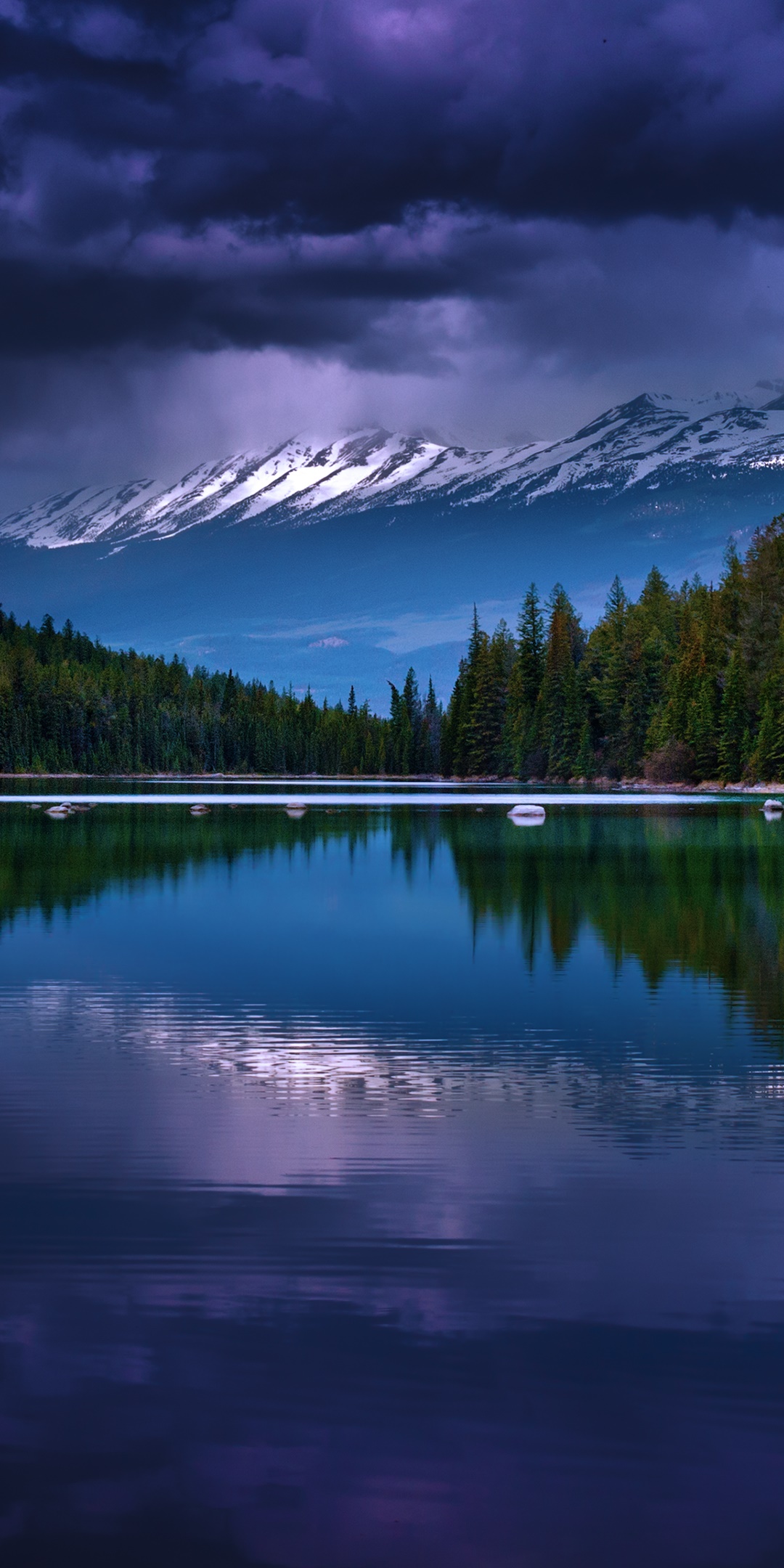 Earth Reflection, Mountain, 1080x2160 Phone HD Wallpaper