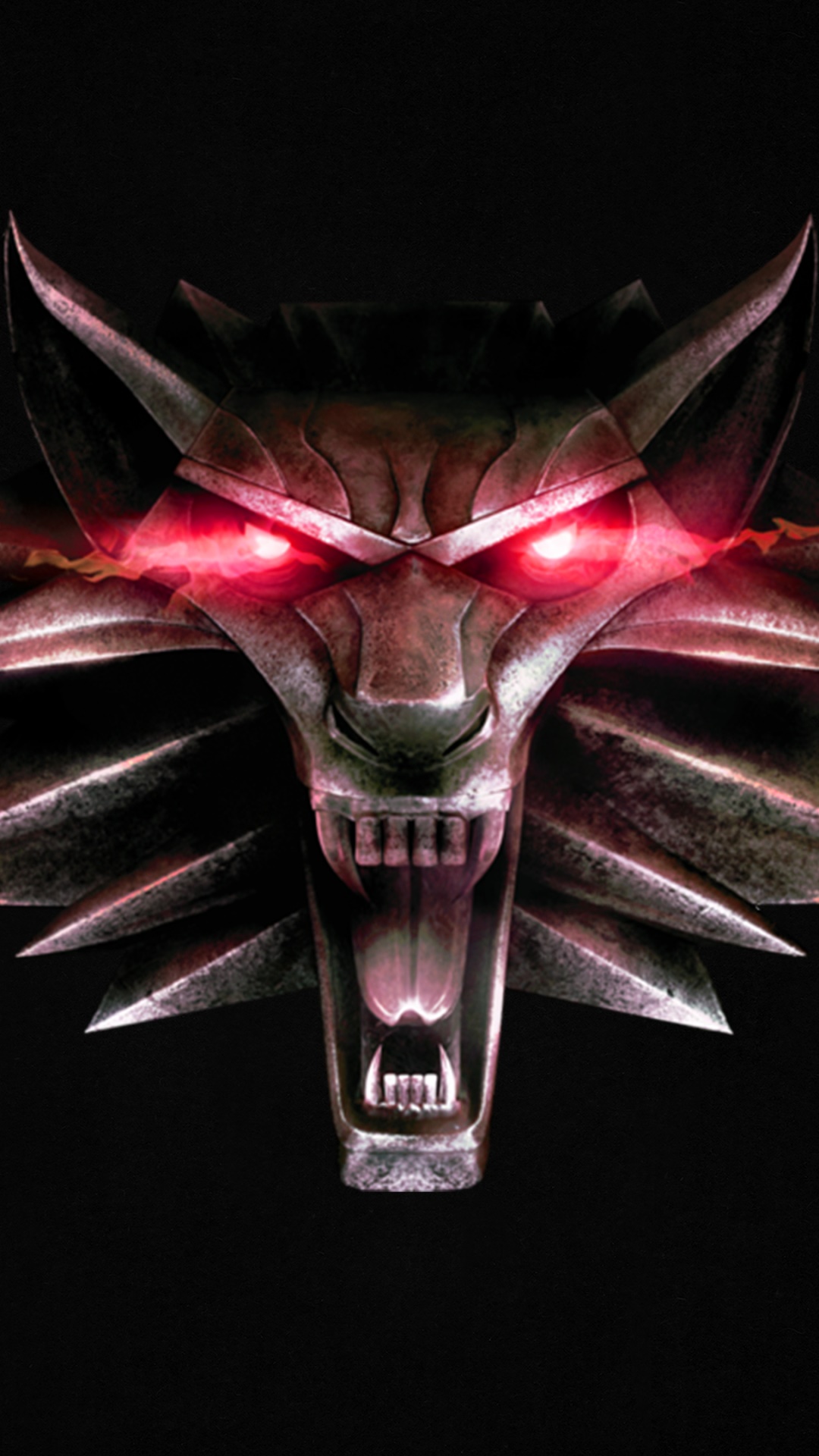 Video Game The Witcher, Red Eyes, 1080x1920 Phone HD Wallpaper
