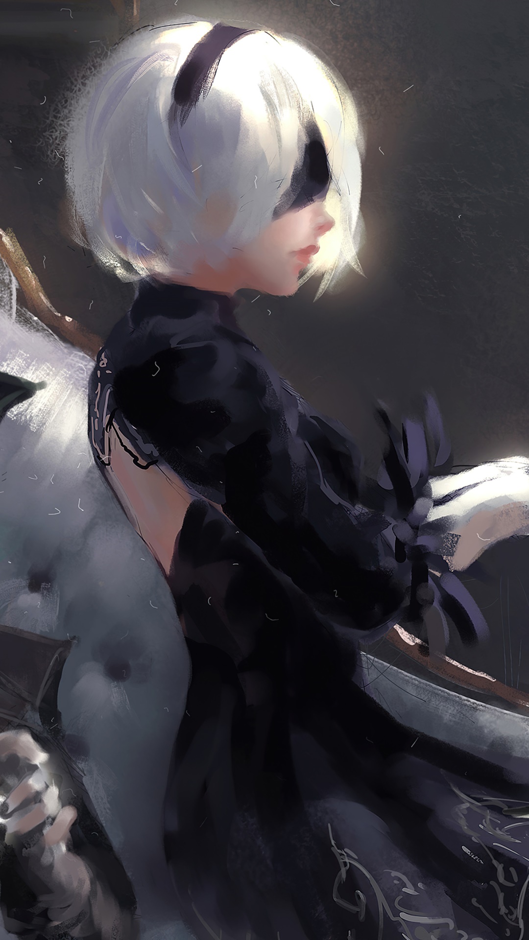 Video Game NieR: Automata, YoRHa No.2 Type B, 1080x1920 Phone HD Wallpaper