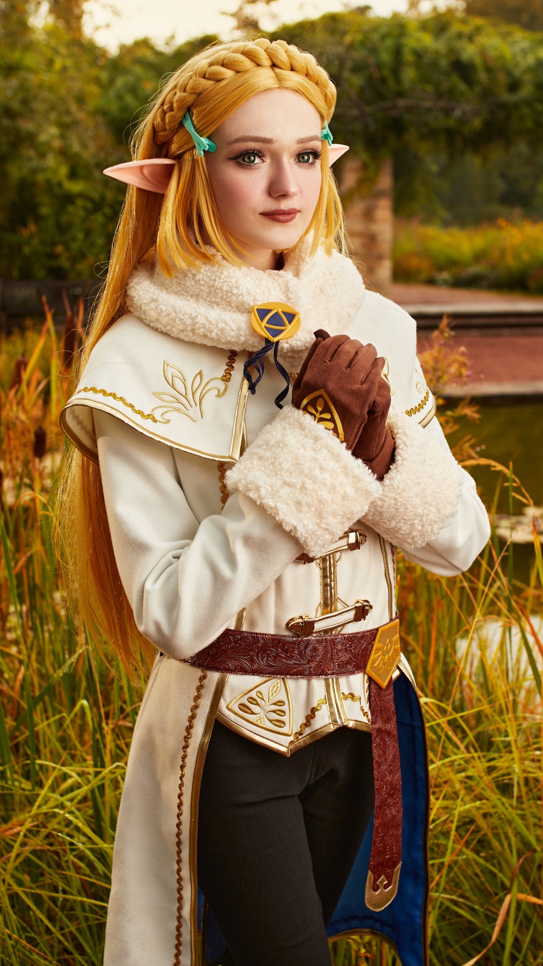 Women Cosplay, The Legend Of Zelda, Elf, Zelda, Blonde, 1080x1920 Phone ...