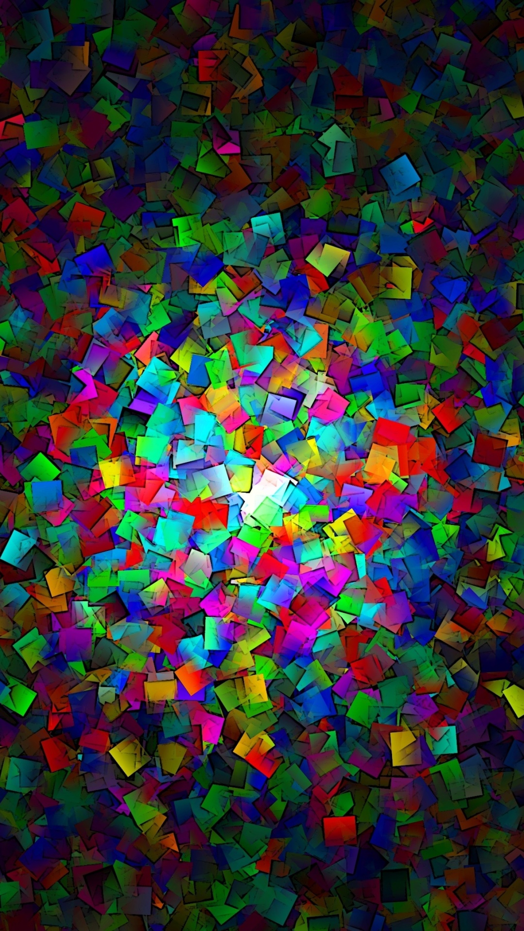 Abstract Colors, Square, Colorful, 1080X1920 Phone Hd Wallpaper