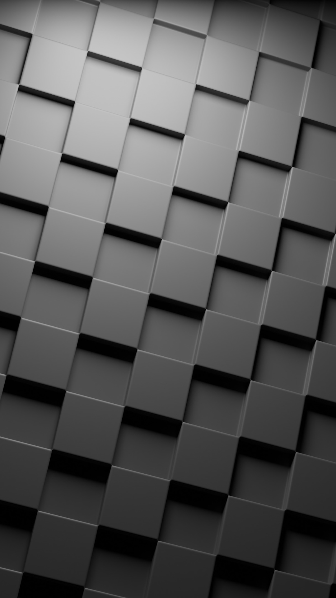 Abstract Cube, Black, Pattern, 1080x1920 Phone HD Wallpaper
