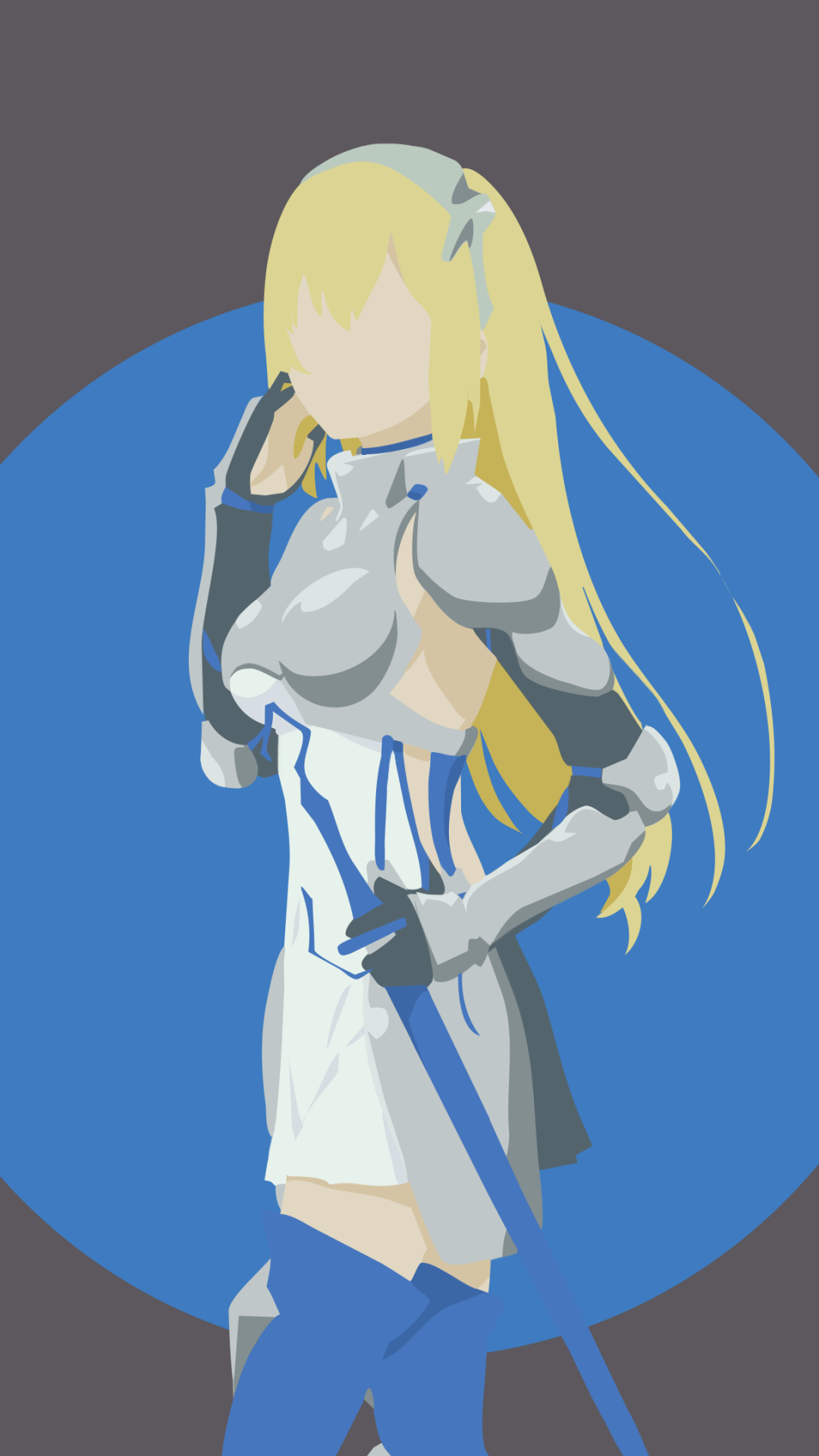 Anime Danmachi: Sword Oratoria, Aiz Wallenstein, 1080x1920 Phone HD ...