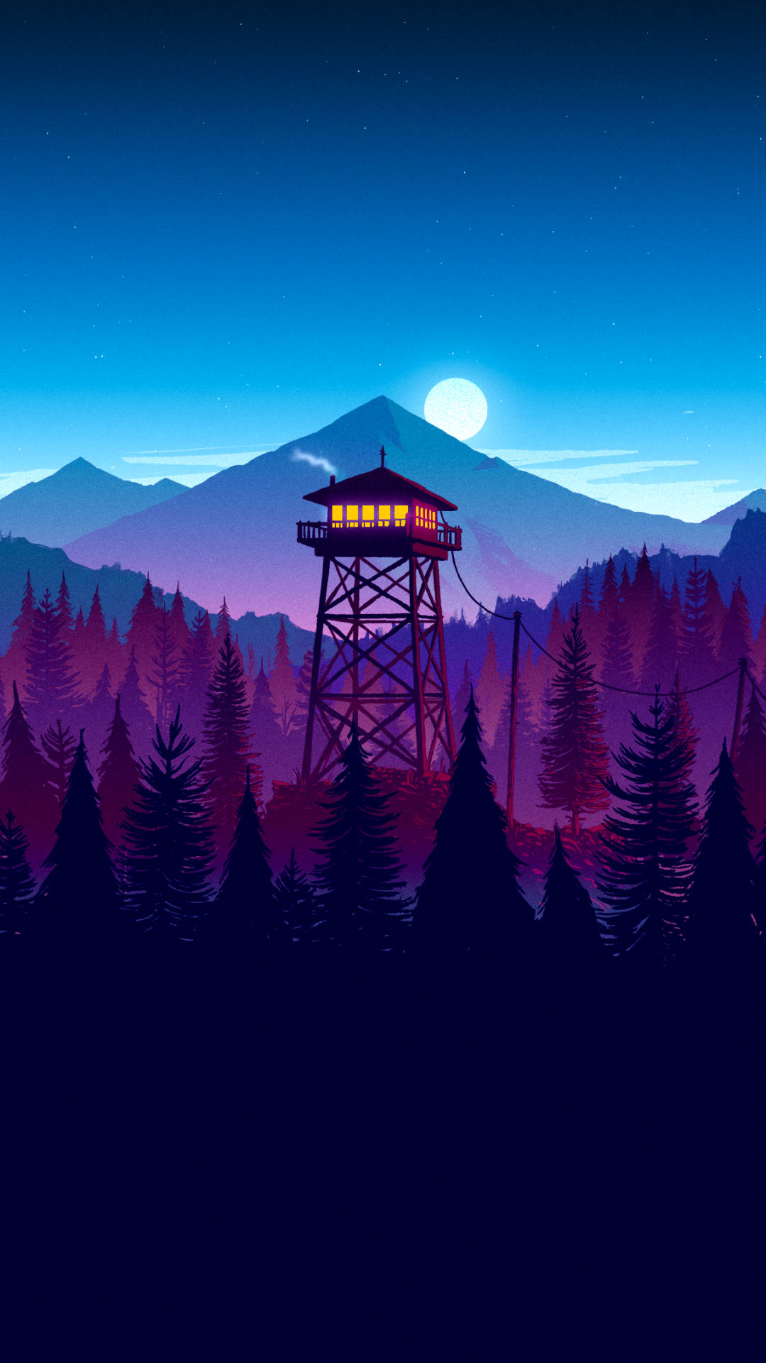 «Firewatch phone wallpaper» HD Wallpapers