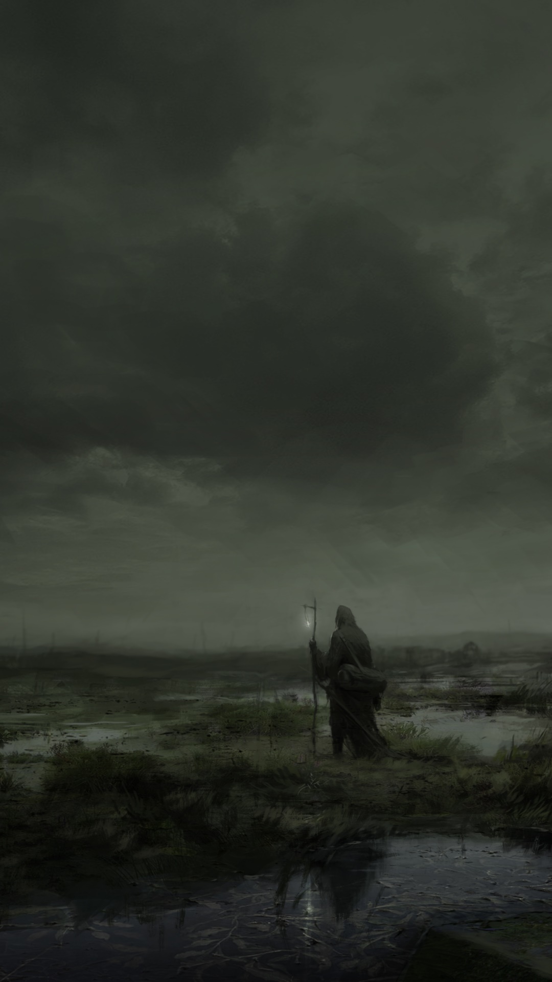Dark Grim Reaper, Landscape, 1080x1920 Phone HD Wallpaper