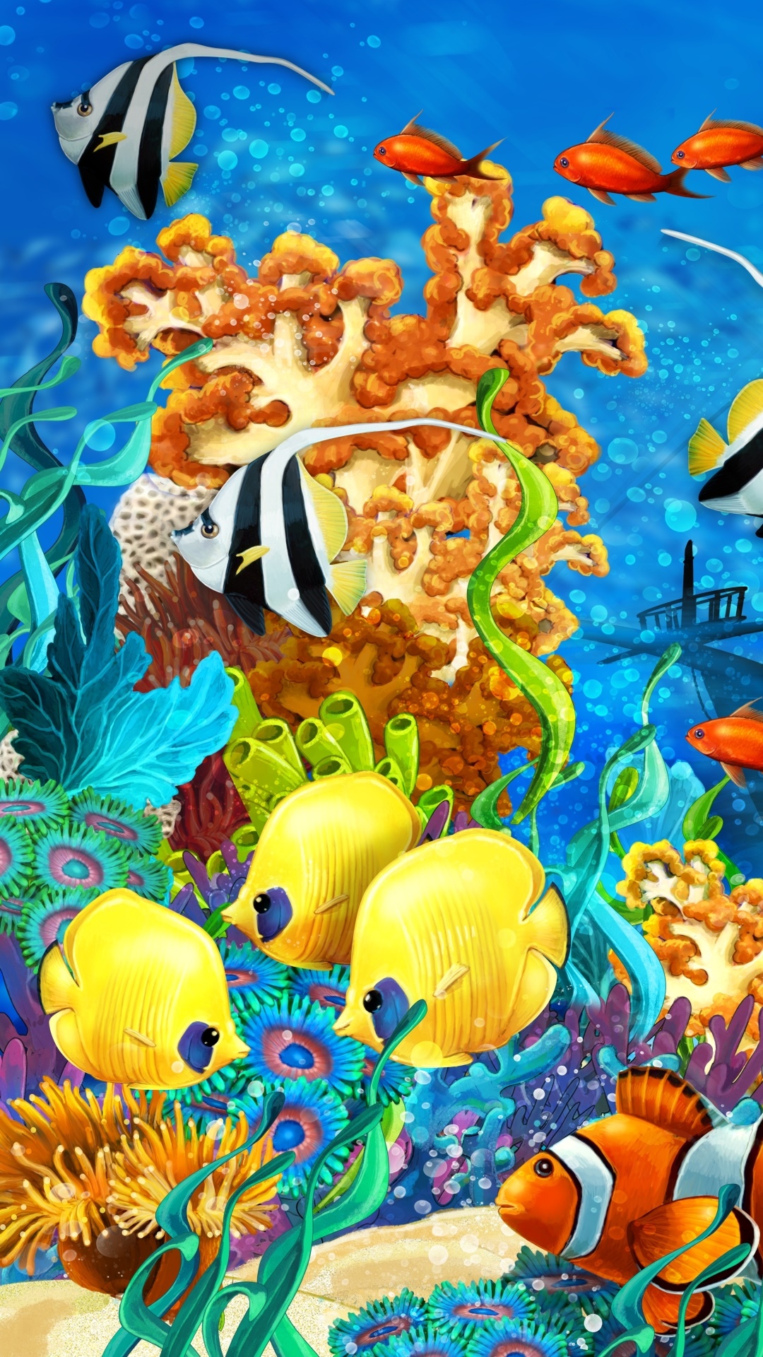 Animal Fish, 1080X1920 Phone Hd Wallpaper