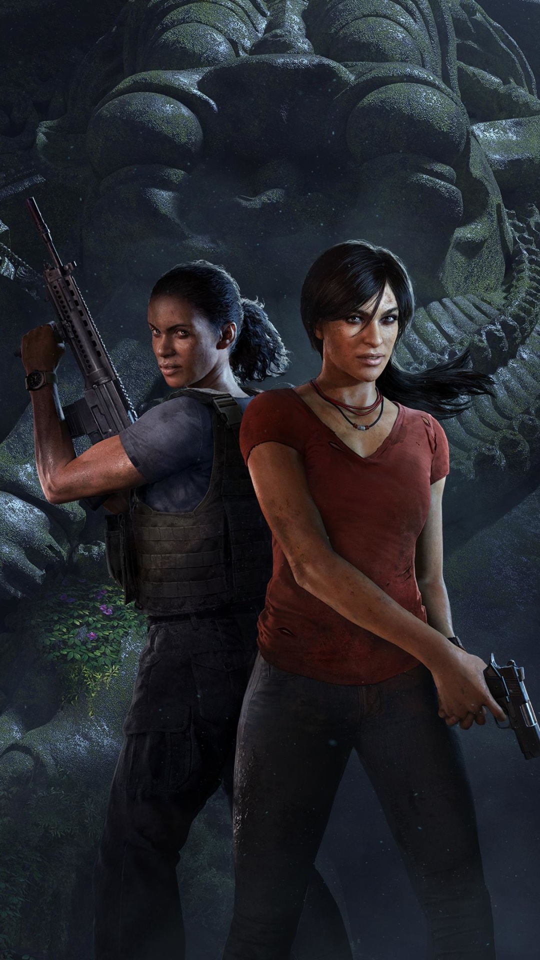 Video Game Uncharted: The Lost Legacy, Nadine Ross, Chloe Frazer ...