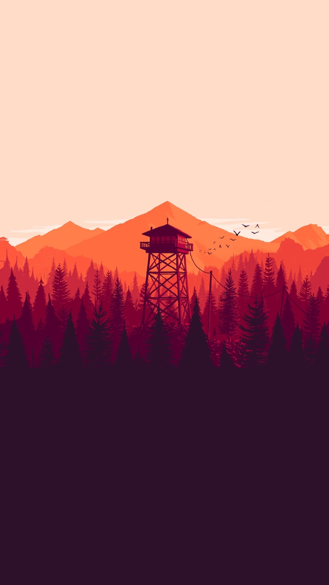 «Firewatch phone wallpaper» HD Wallpapers