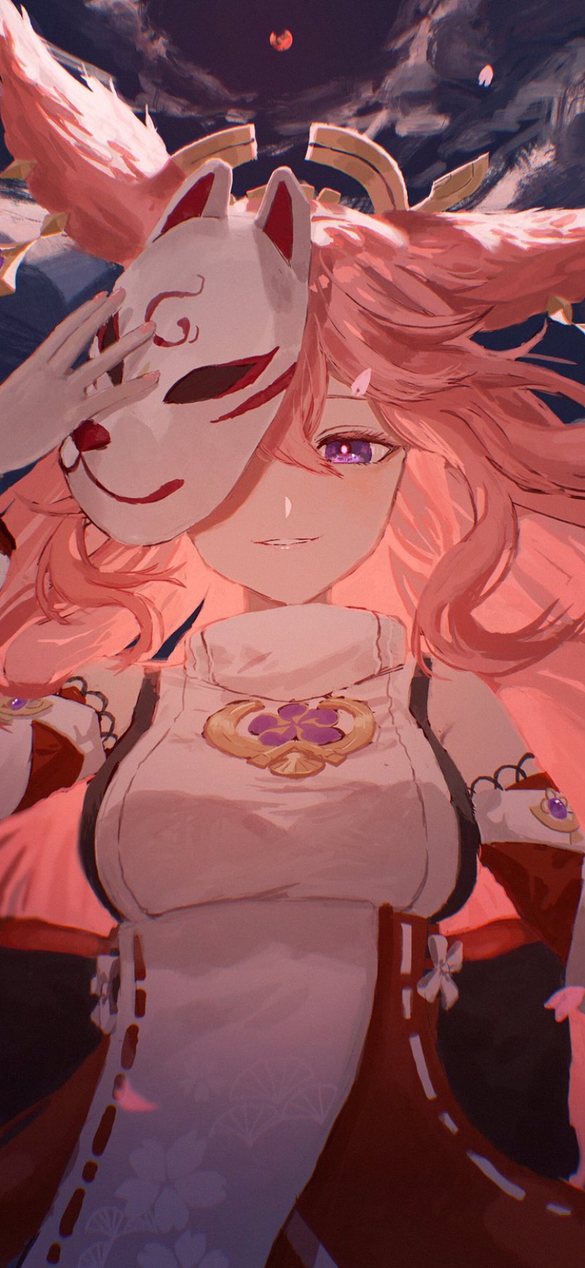 Video Game Genshin Impact, Yae Miko Guuji (Genshin Impact), 828x1792 ...