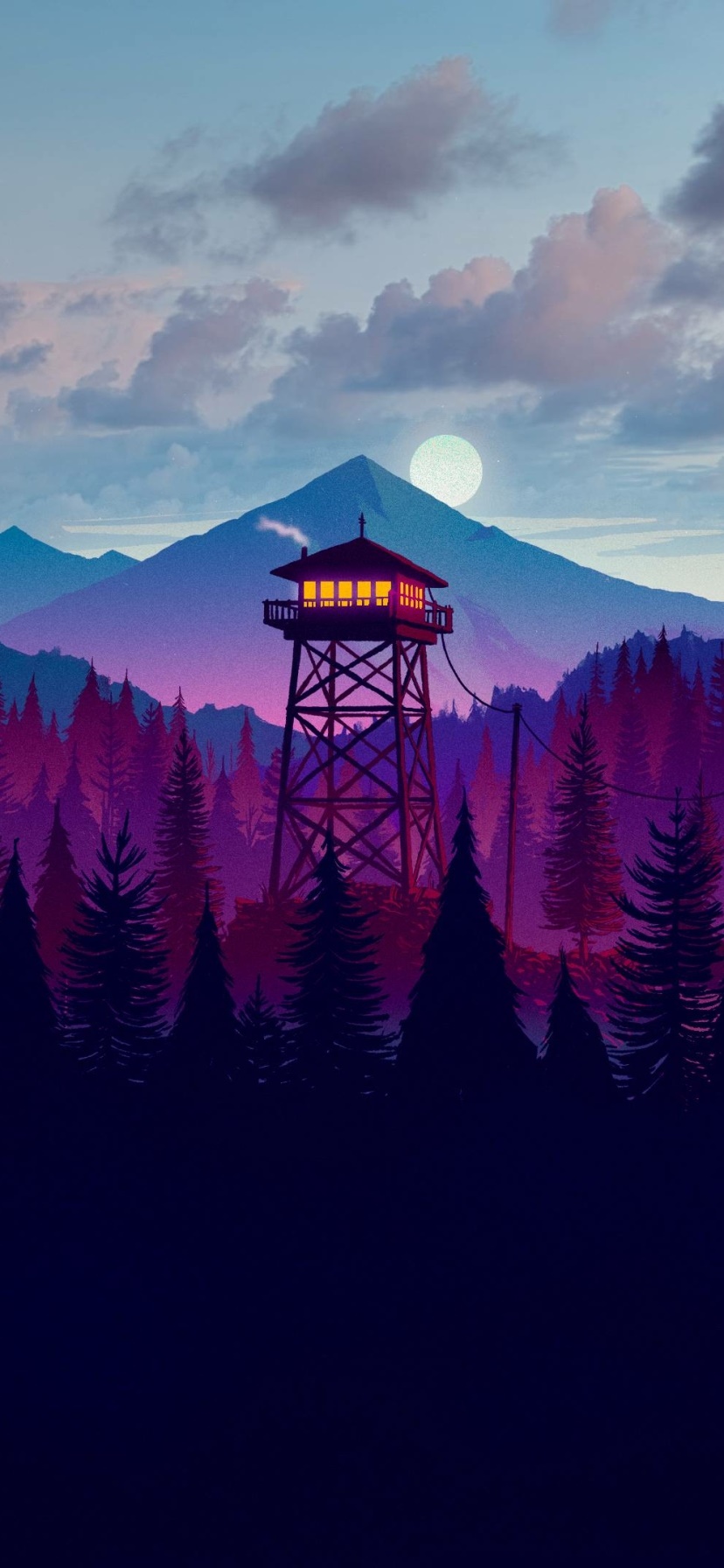 «Firewatch phone wallpaper» HD Wallpapers