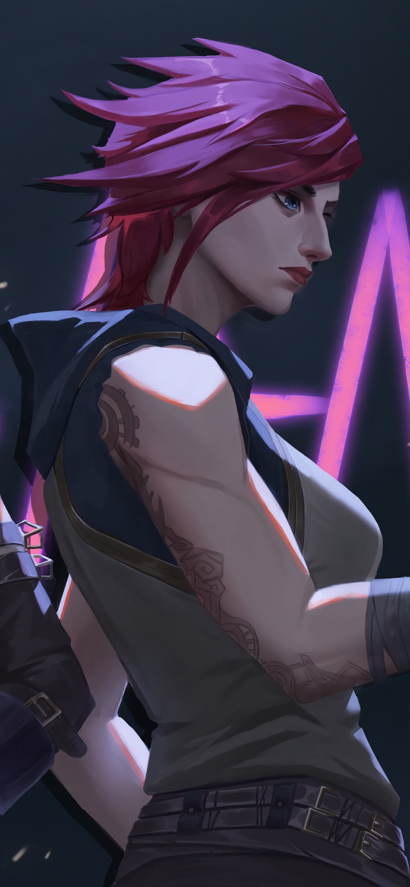 TV Show Arcane, VI (League Of Legends), 828x1792 Phone HD Wallpaper