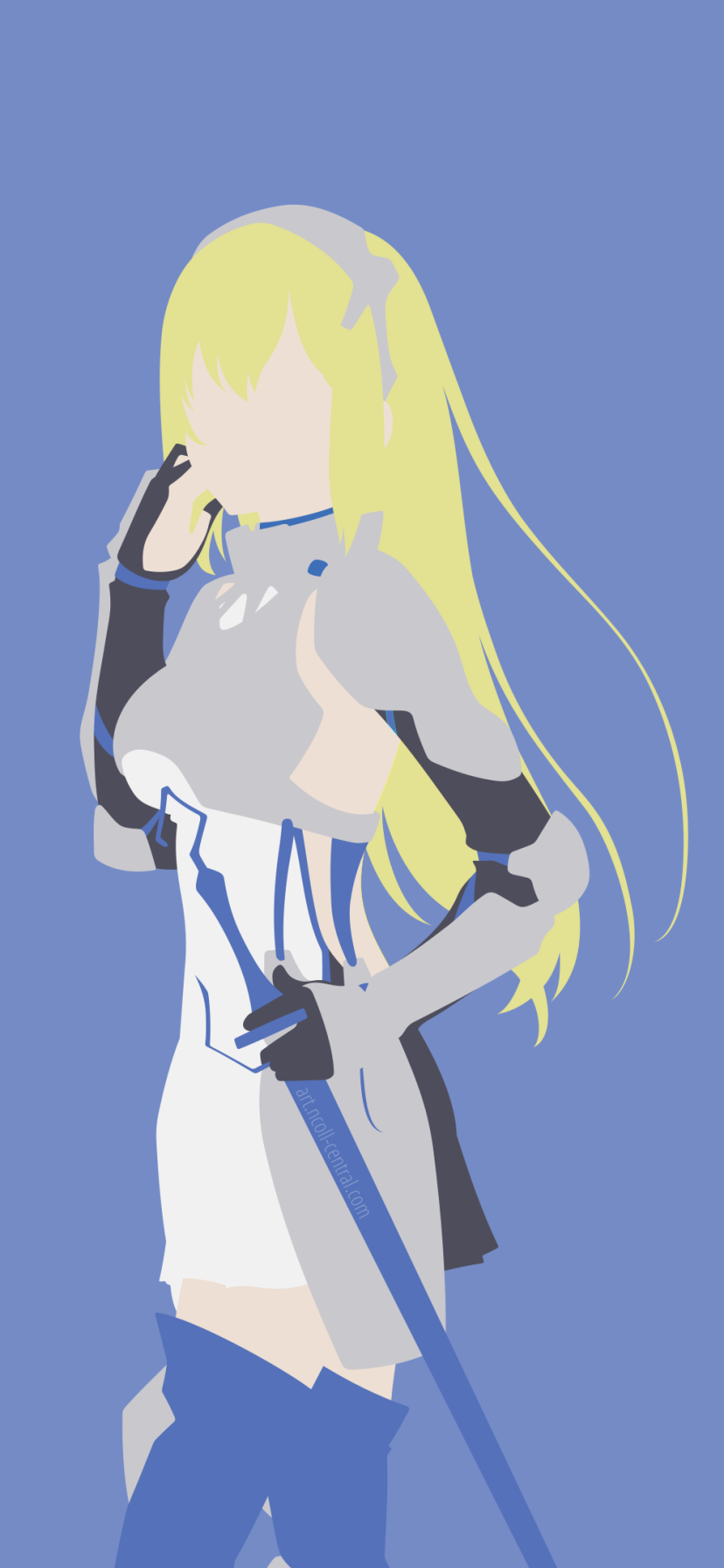 Anime Danmachi: Sword Oratoria, Aiz Wallenstein, 828x1792 Phone HD ...