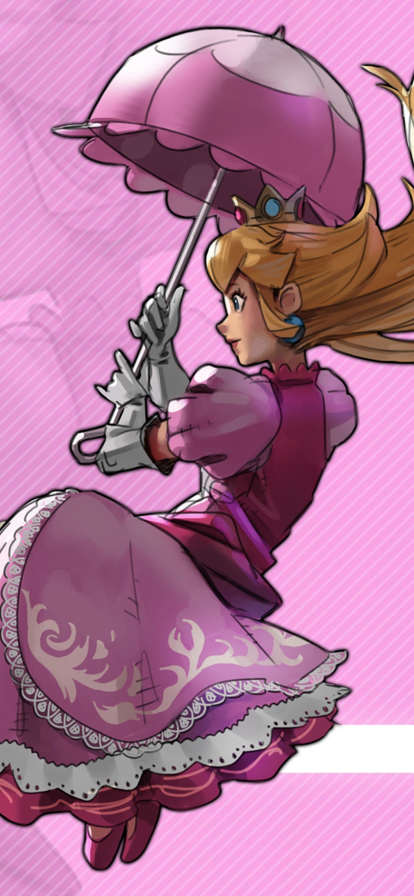 Video Game Super Smash Bros. Ultimate, Princess Peach, 828X1792 Phone ...