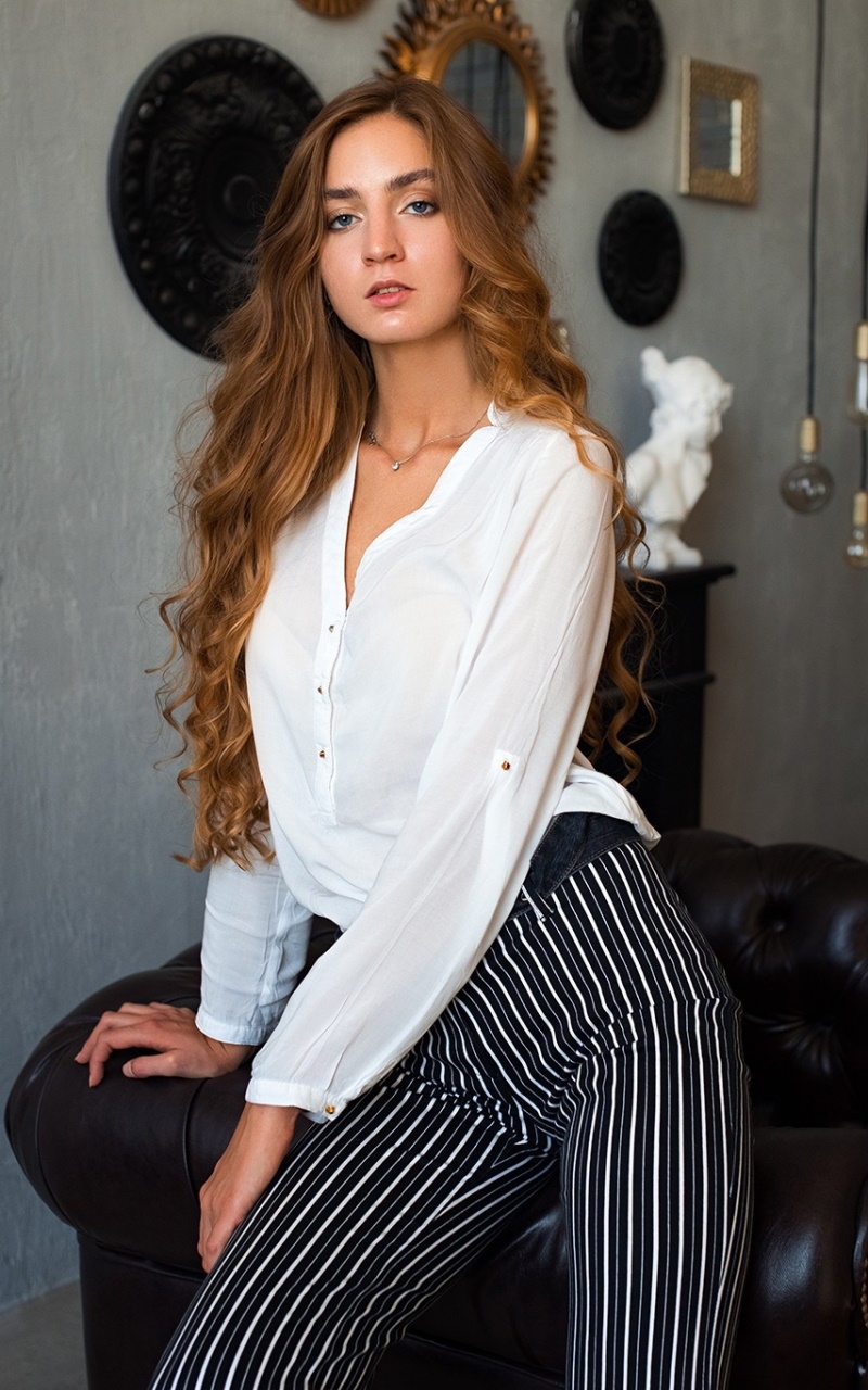 Women Model, Redhead, 800x1280 Phone HD Wallpaper