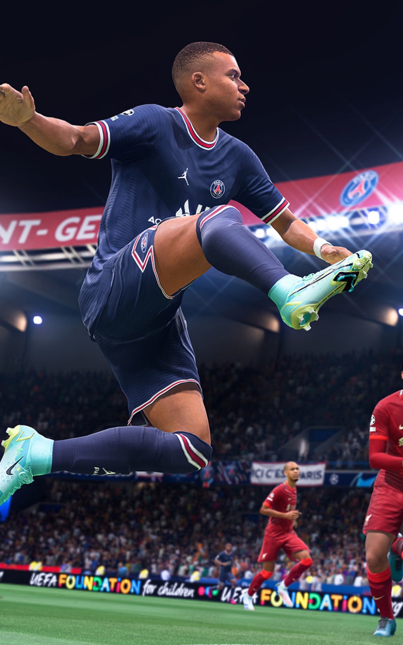 Video Game Fifa 22, Kylian Mbappé, 800X1280 Phone Hd Wallpaper