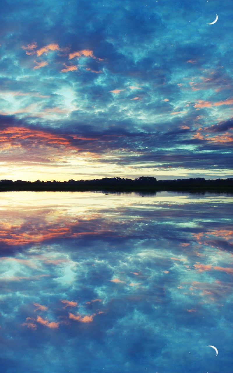 Earth Reflection, 800X1280 Phone Hd Wallpaper