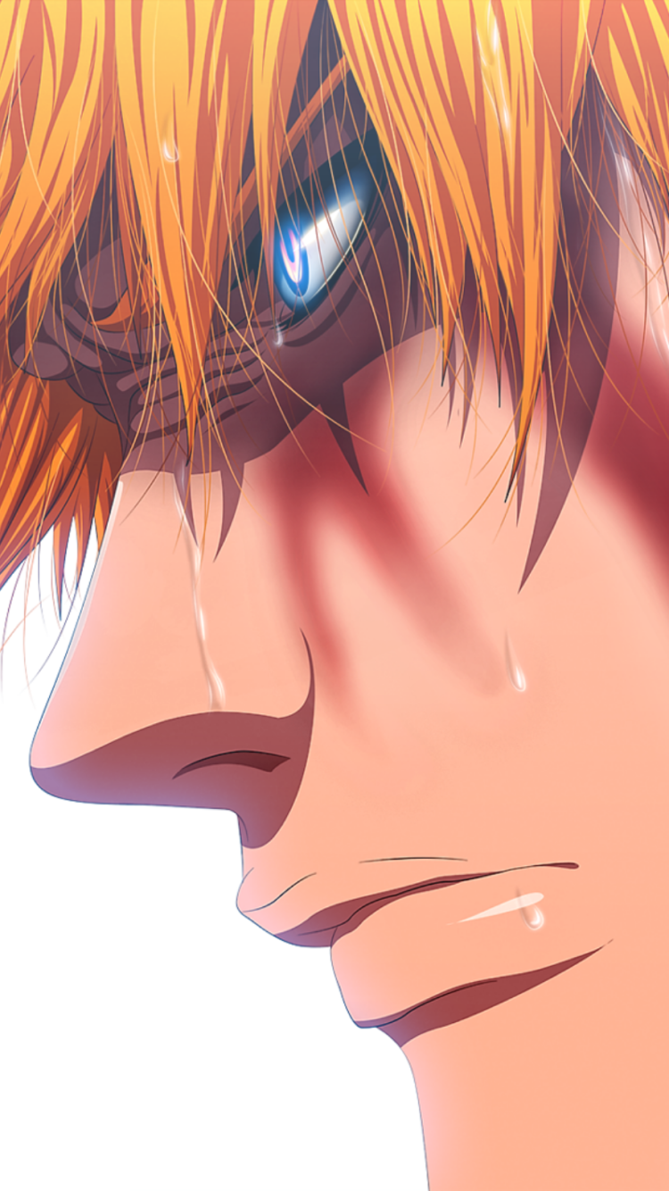 Anime Bleach, Blue Eyes, Orange Hair, Angry, Ichigo Kurosaki, 750X1334 ...