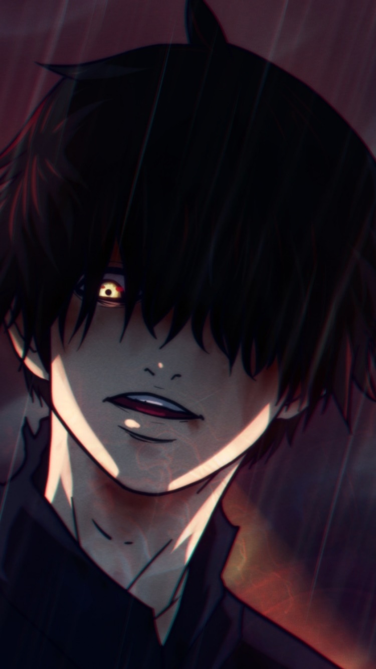 Anime Tokyo Ghoul:re, Yellow Eyes, Rain, Tokyo Ghoul, Ken Kaneki, Black ...