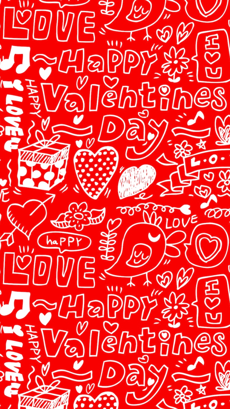 «Valentines Day phone wallpaper» HD Wallpapers
