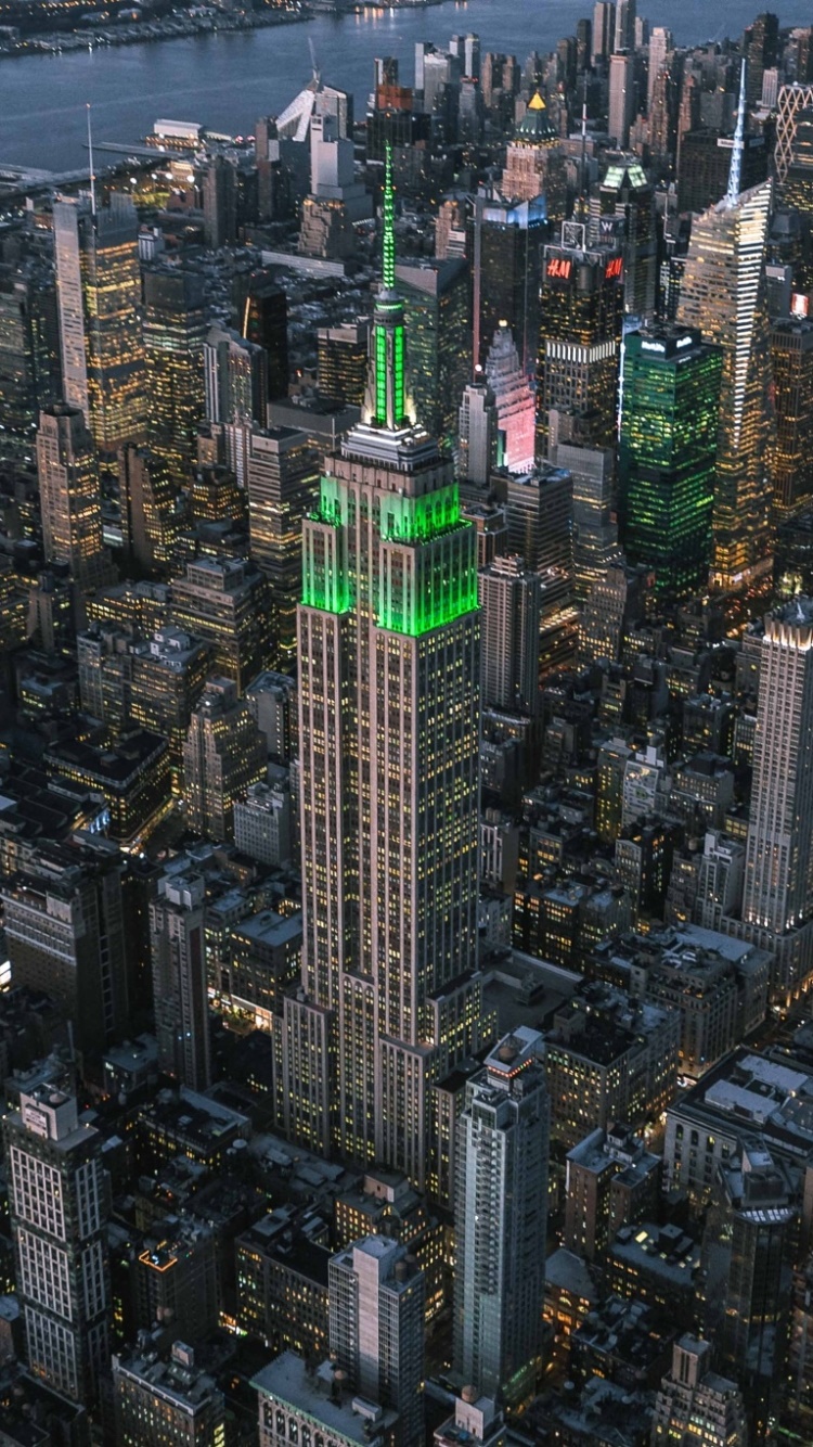 Man Made New York, Aerial, City, Building, Skyscraper, USA, 750x1334 ...