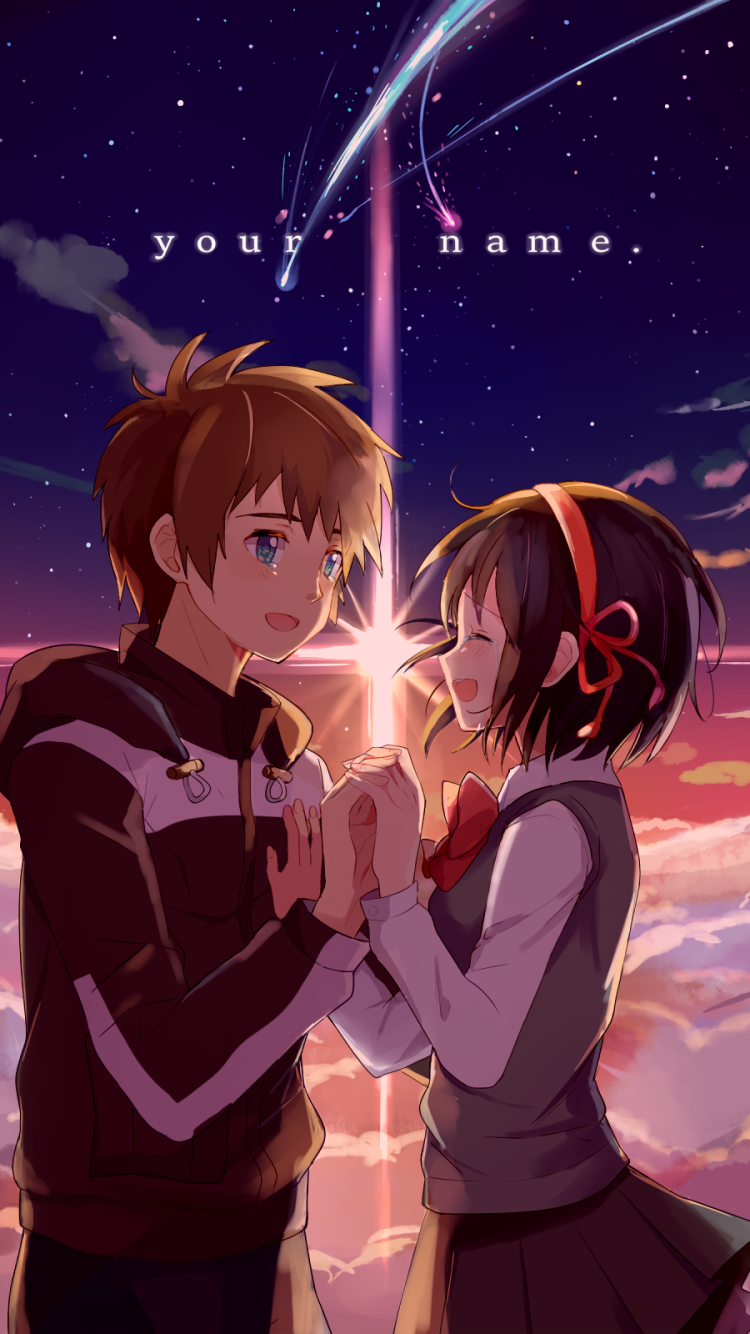 Anime Your Name., Taki Tachibana, Mitsuha Miyamizu, Kimi No Na Wa ...