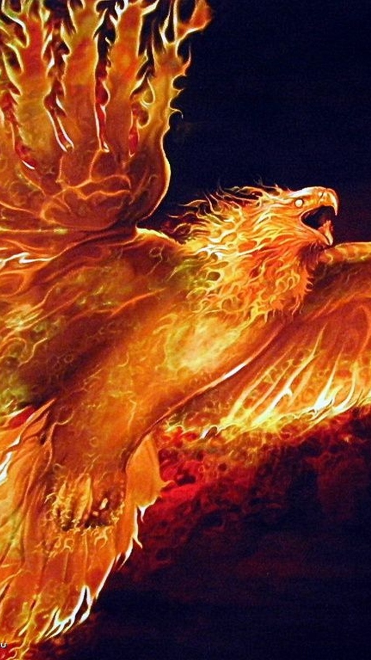 Fire Phoenix Wallpaper