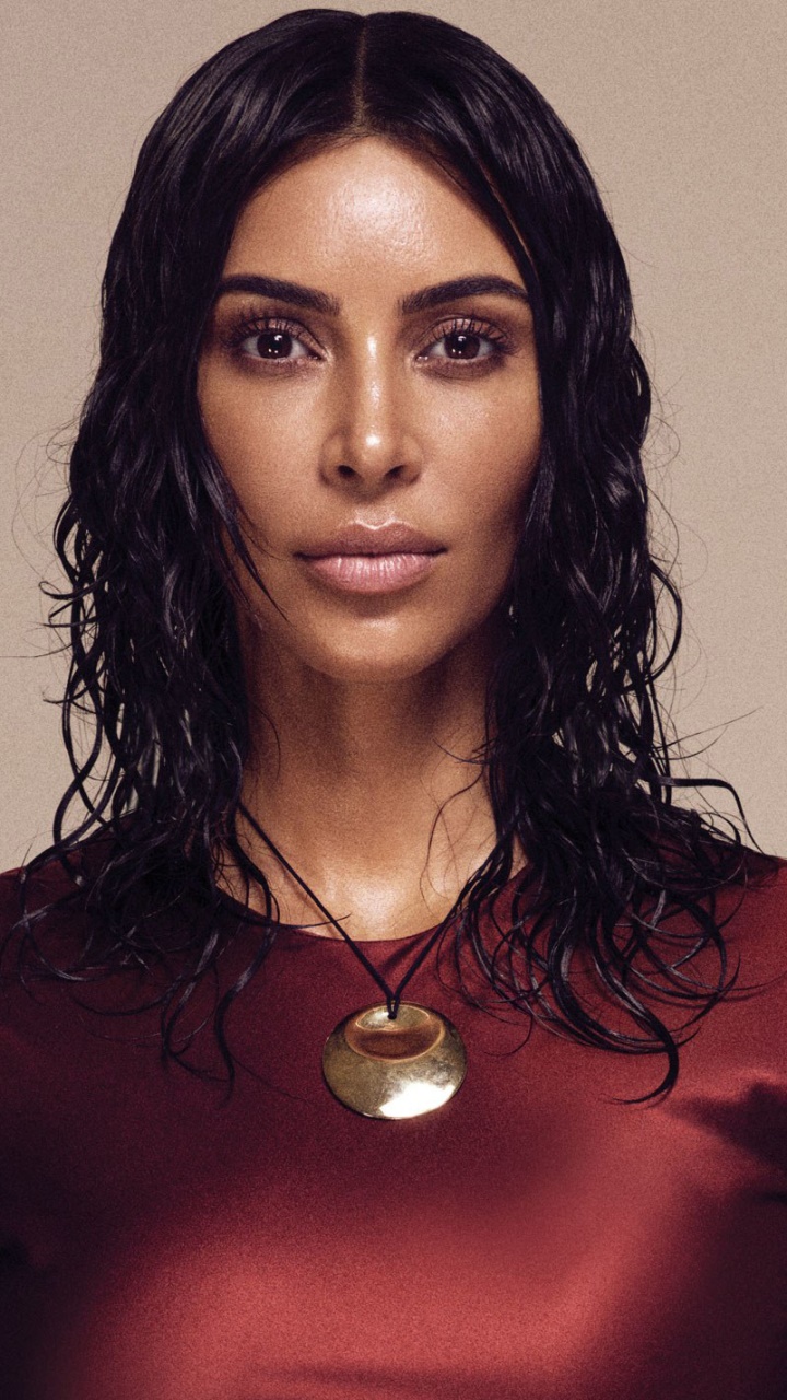 Celebrity Kim Kardashian, Brown Eyes, Model, American, Black Hair ...