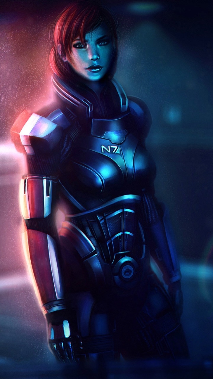 Video Game Mass Effect, Commander Shepard, 720x1280 Phone HD Wallpaper