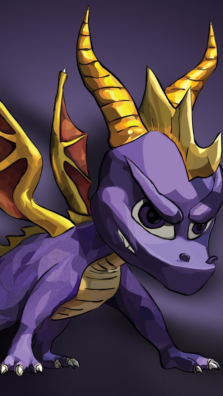 Video Game Spyro the Dragon, Spyro (Character), 720x1280 Phone HD Wallpaper