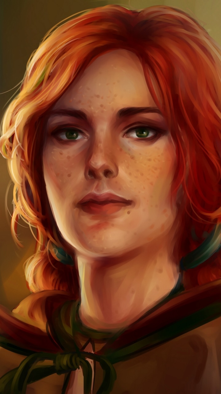 Video Game The Witcher 3: Wild Hunt, Green Eyes, Triss Merigold ...