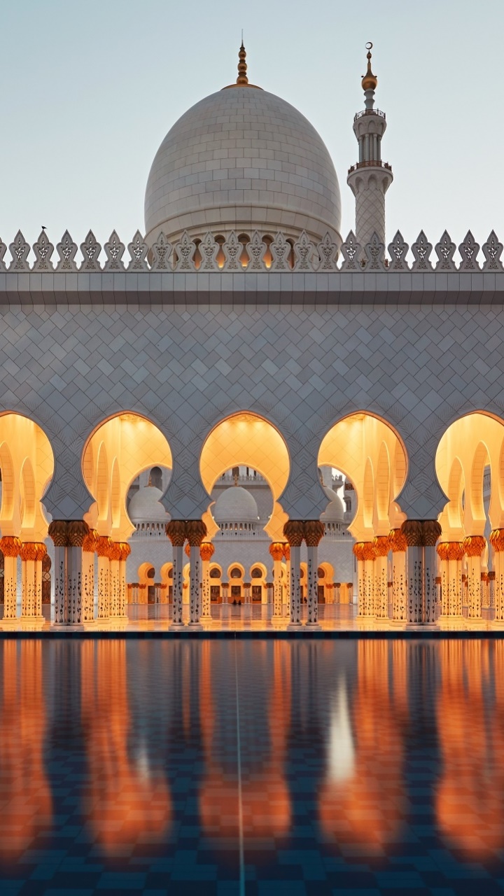 Religious Sheikh Zayed Grand Mosque, 720x1280 Phone HD Wallpaper