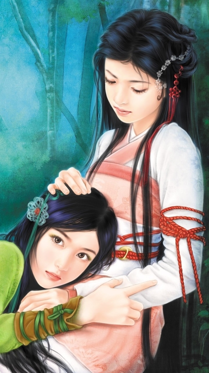 Fantasy Women, Asian, Oriental, 720x1280 Phone HD Wallpaper