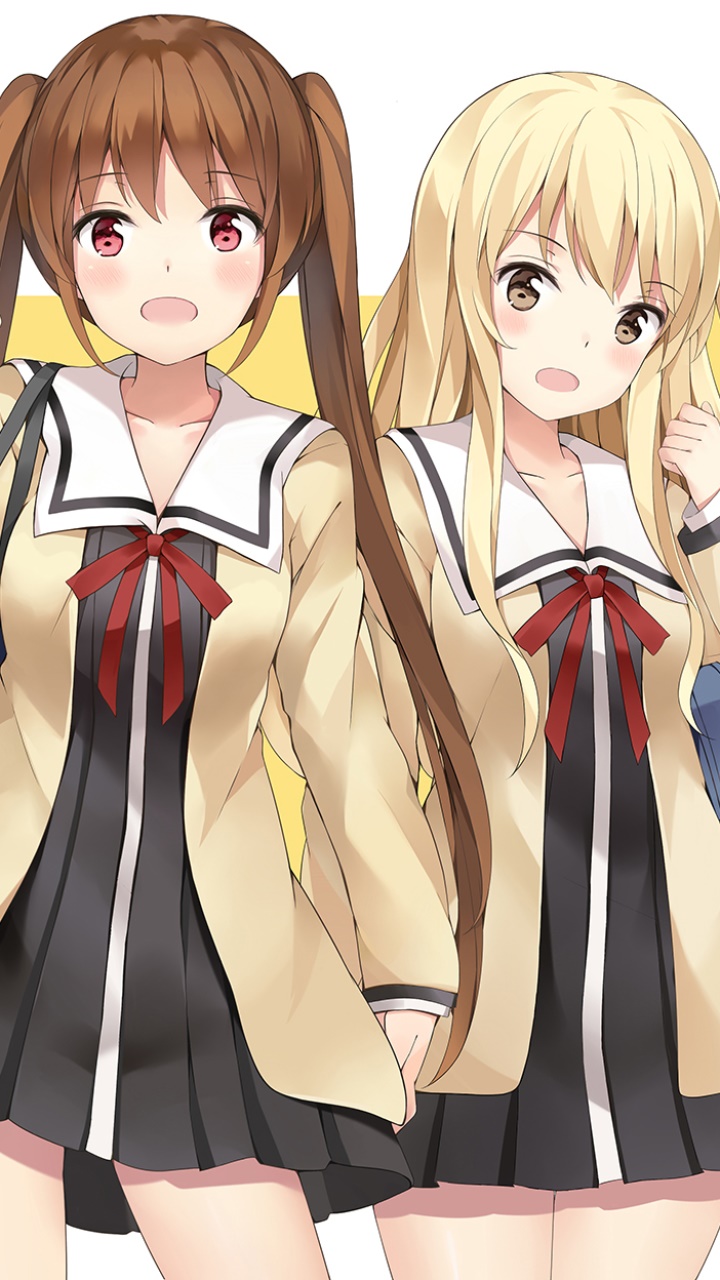 Anime Aho Girl, Sayaka Sumino, Yoshiko Hanabatake, 720x1280 Phone HD ...