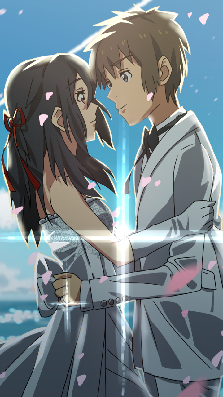 Anime Your Name., Kimi No Na Wa., Mitsuha Miyamizu, Taki Tachibana ...