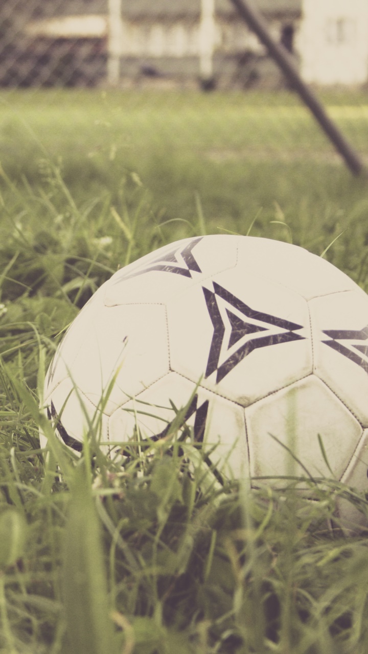 Sports Soccer, Ball, Grass, 720X1280 Phone Hd Wallpaper