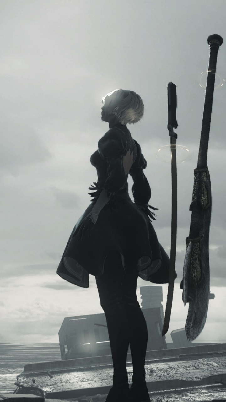 Video Game NieR: Automata, 720x1280 Phone HD Wallpaper