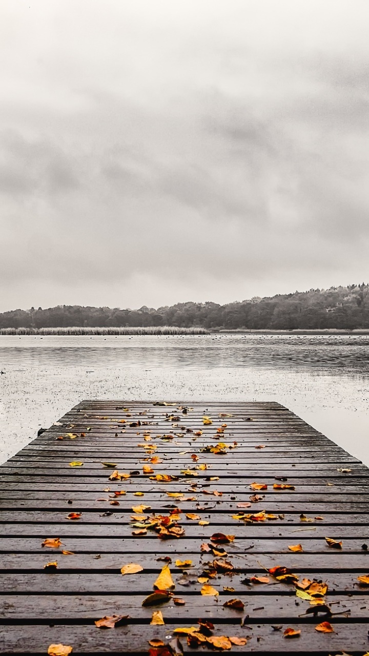 Photography Lake, Grey, Nature, Pier, 720x1280 Phone HD Wallpaper