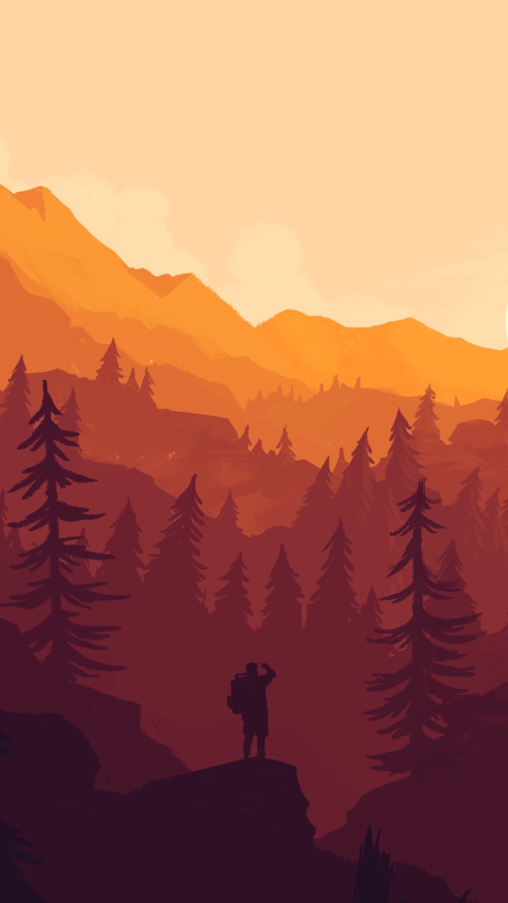 «Firewatch phone wallpaper» HD Wallpapers