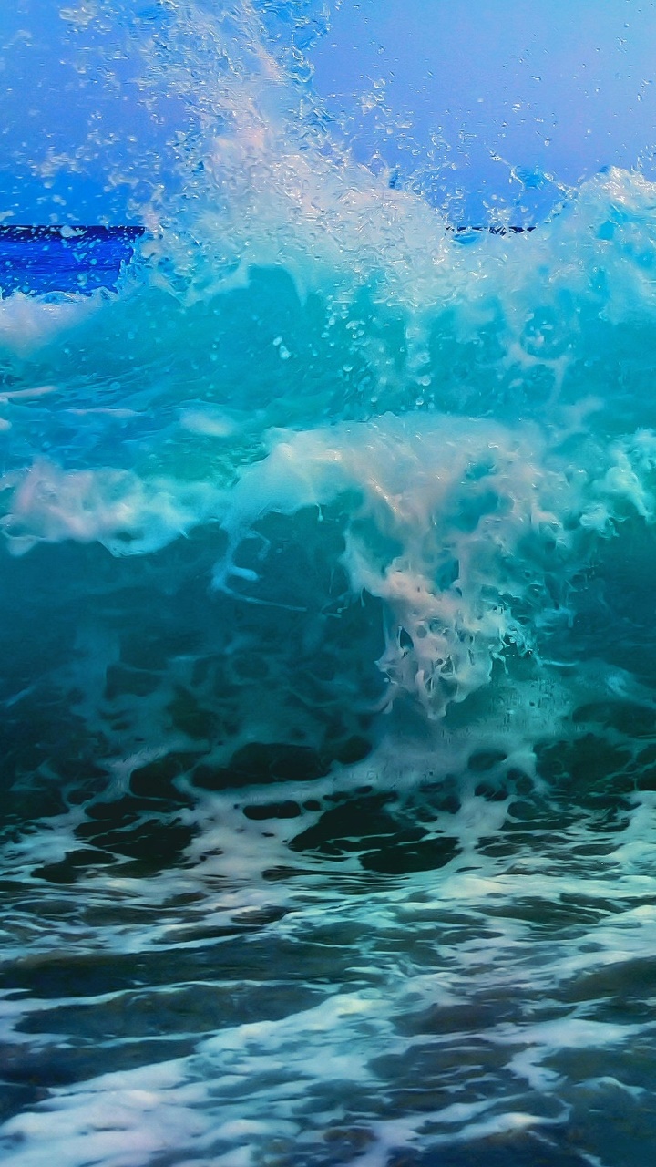«Wave phone wallpaper» HD Wallpapers