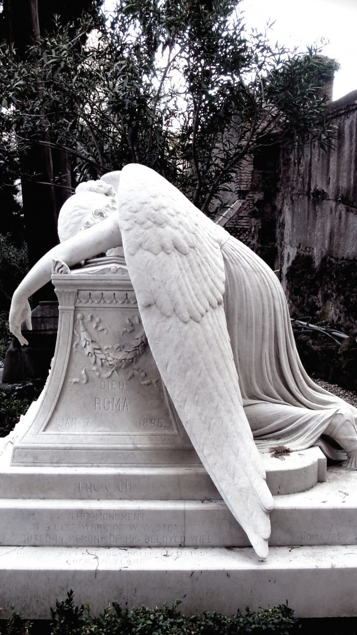«Angel Statue phone wallpaper» HD Wallpapers