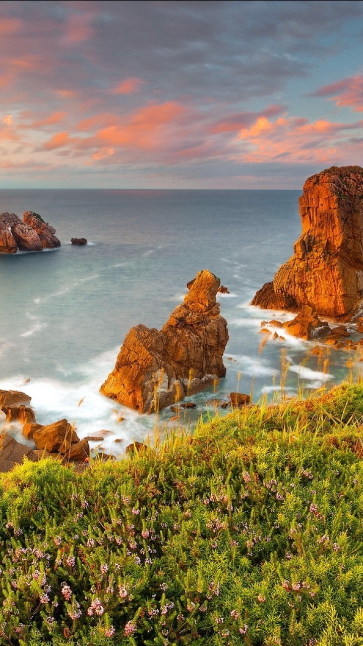 Earth Cliff, Cloud, Ocean, Hdr, Landscape, Nature, 720X1280 Phone Hd ...
