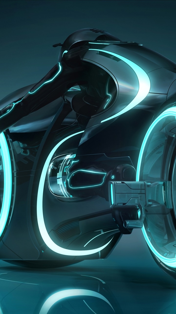 Movie TRON: Legacy, Motorcycle, Tron, Bike, Sci Fi, 720x1280 Phone HD ...