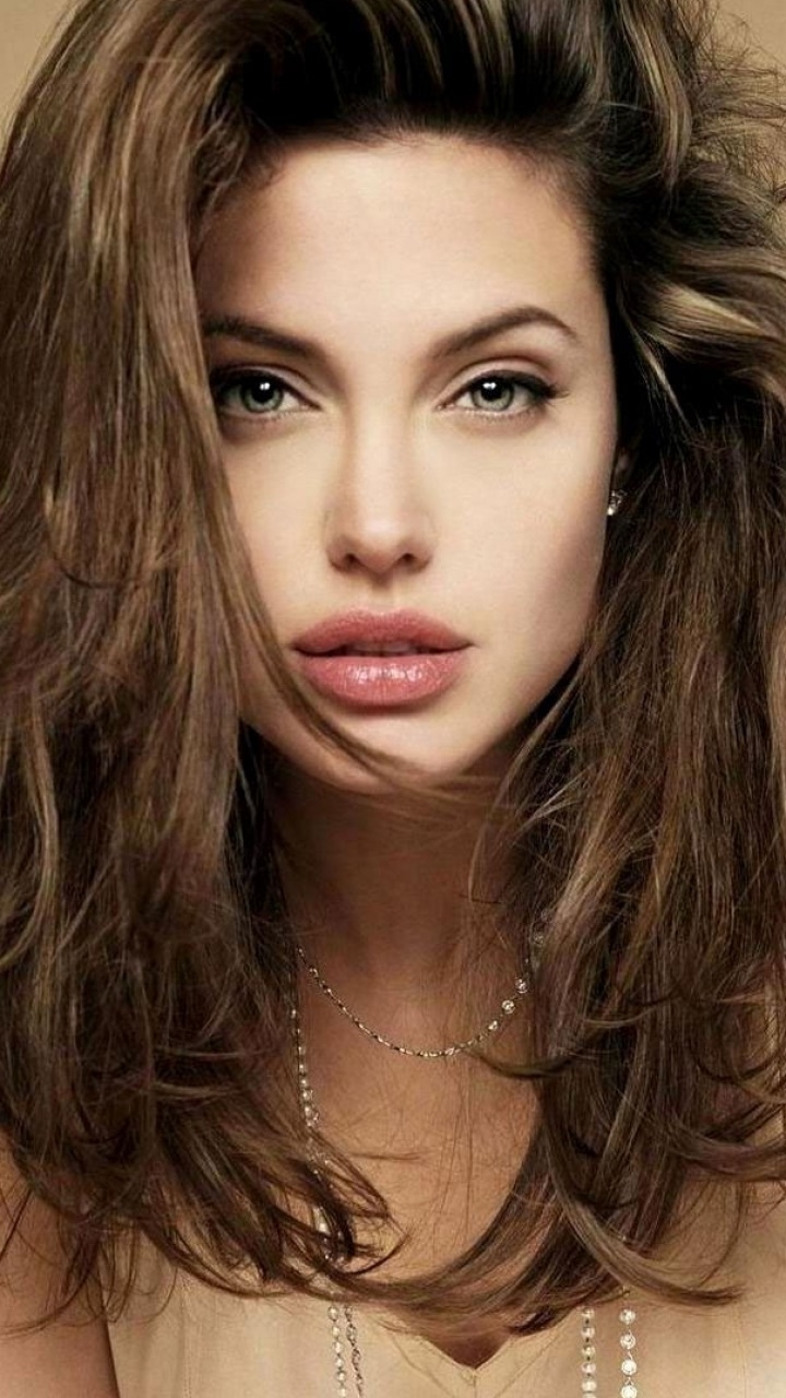 Celebrity Angelina Jolie, Actress, American, Green Eyes, Brunette ...