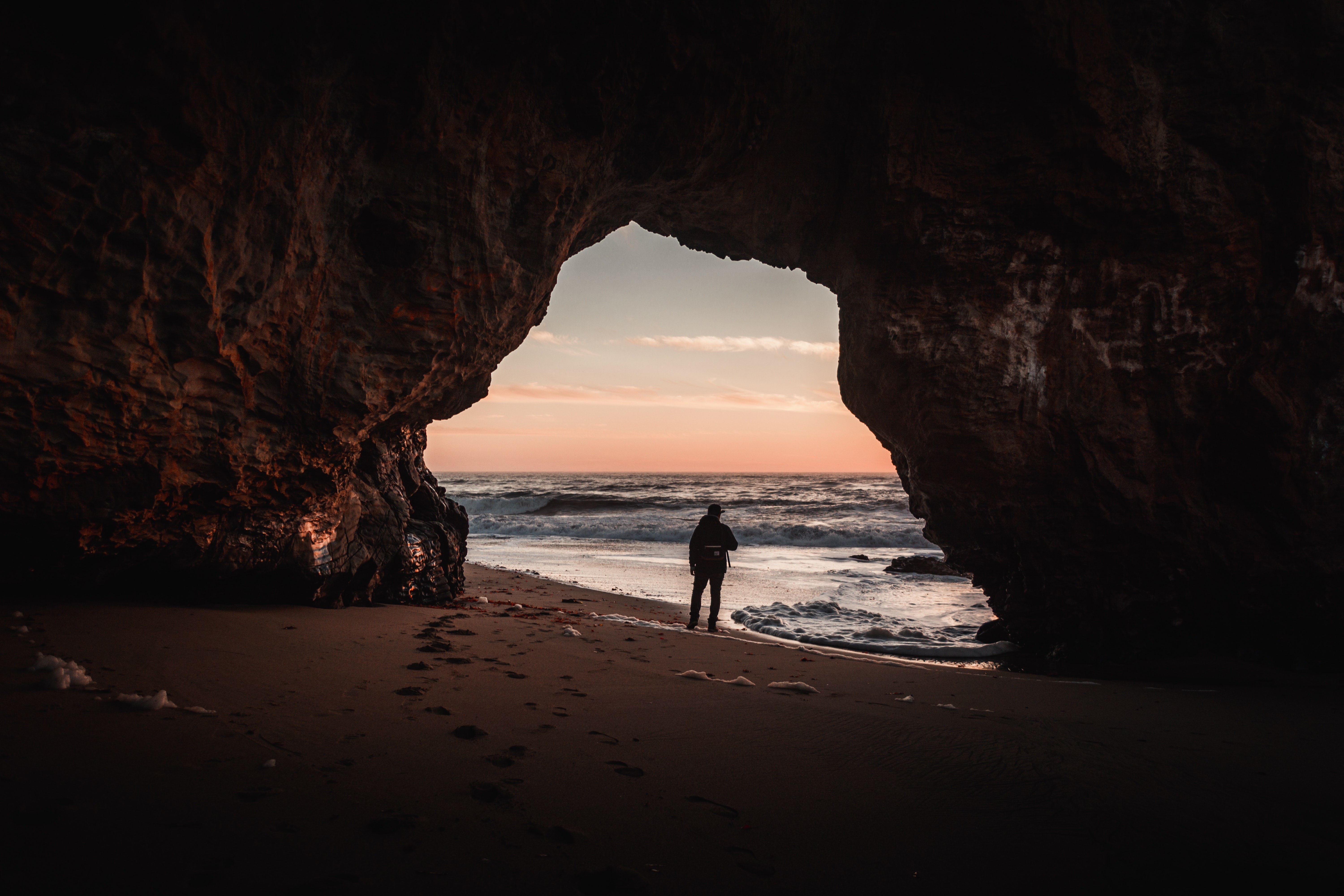 cave, nature, 4k, photography HD Wallpaper