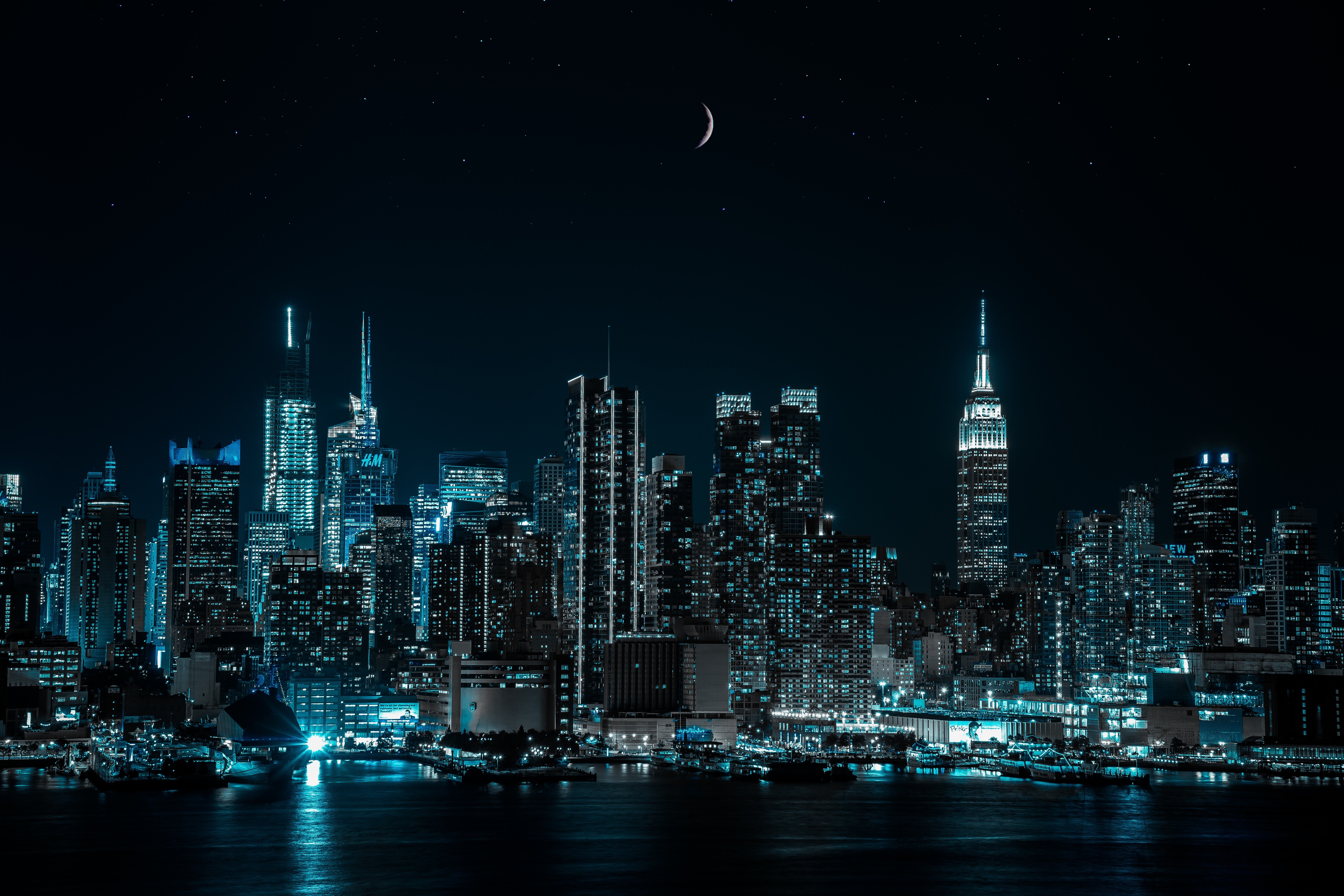 buildings, city, world, hd, 4k, 5k, night HD Wallpaper