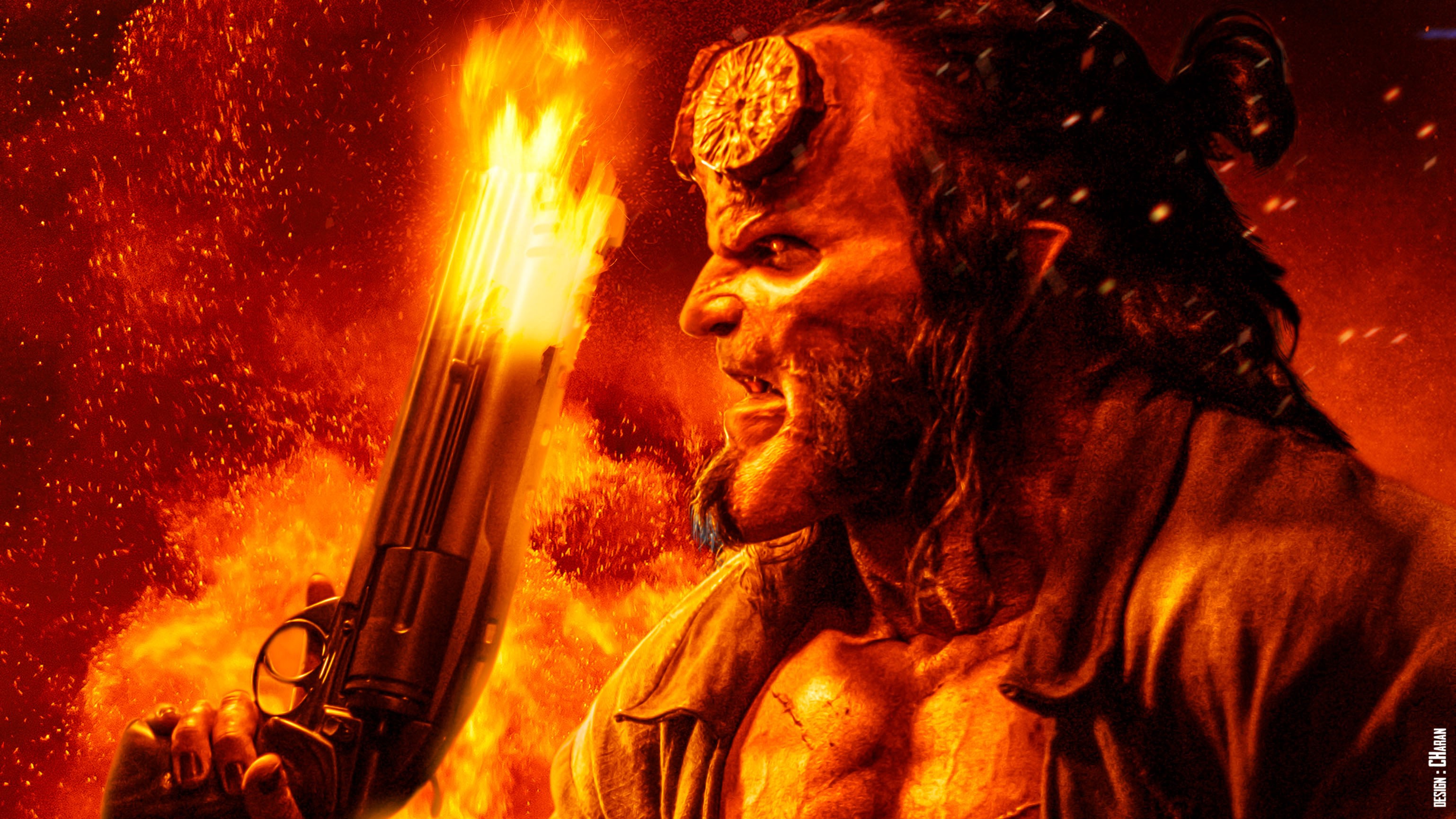 Wallpaper ID: 79912 / hellboy, 2019 movies, movies, hd, 4k, 5k, 8k free ...