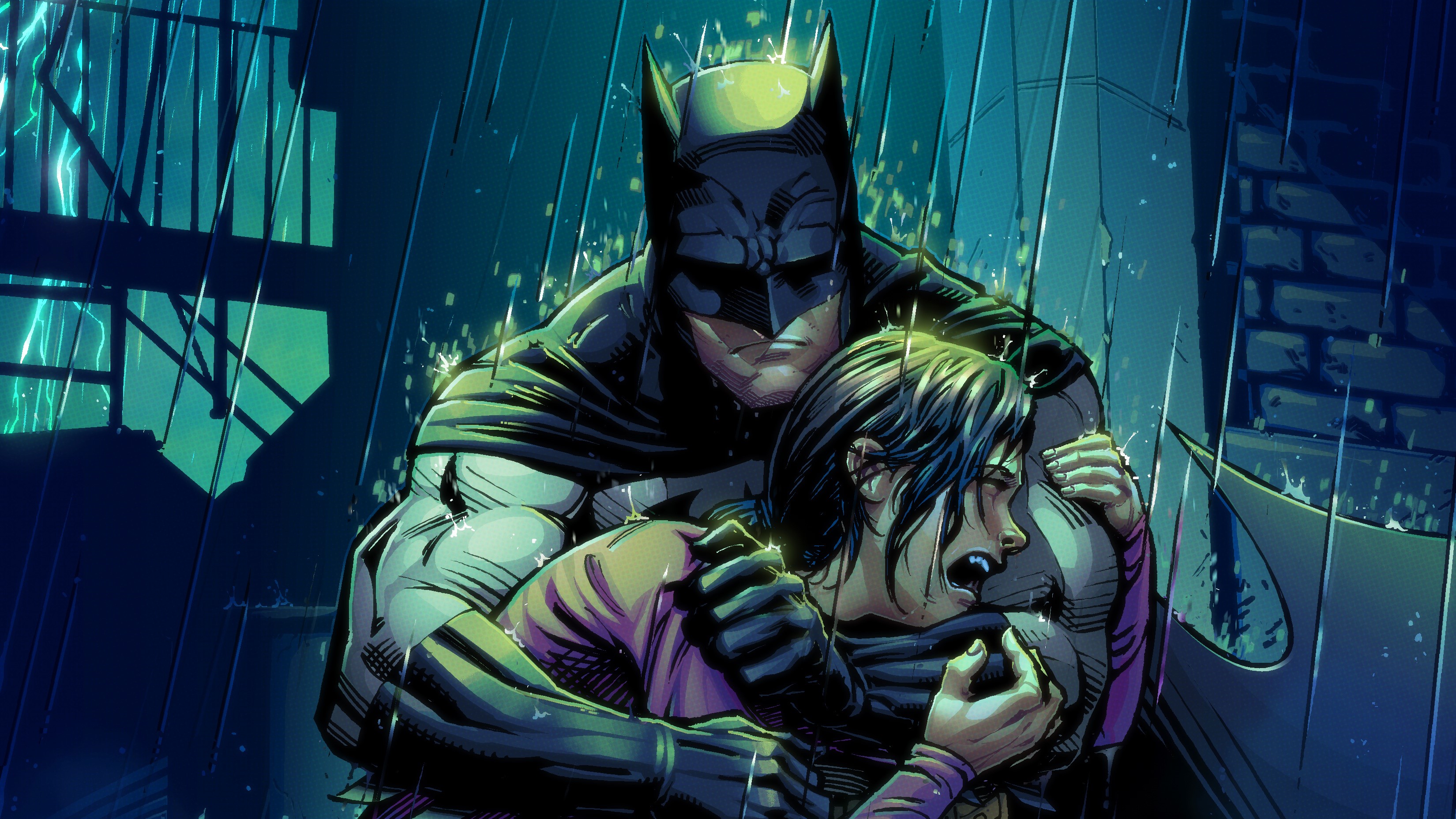 batman, hd, 4k, superheroes, digital art, artwork HD Wallpaper