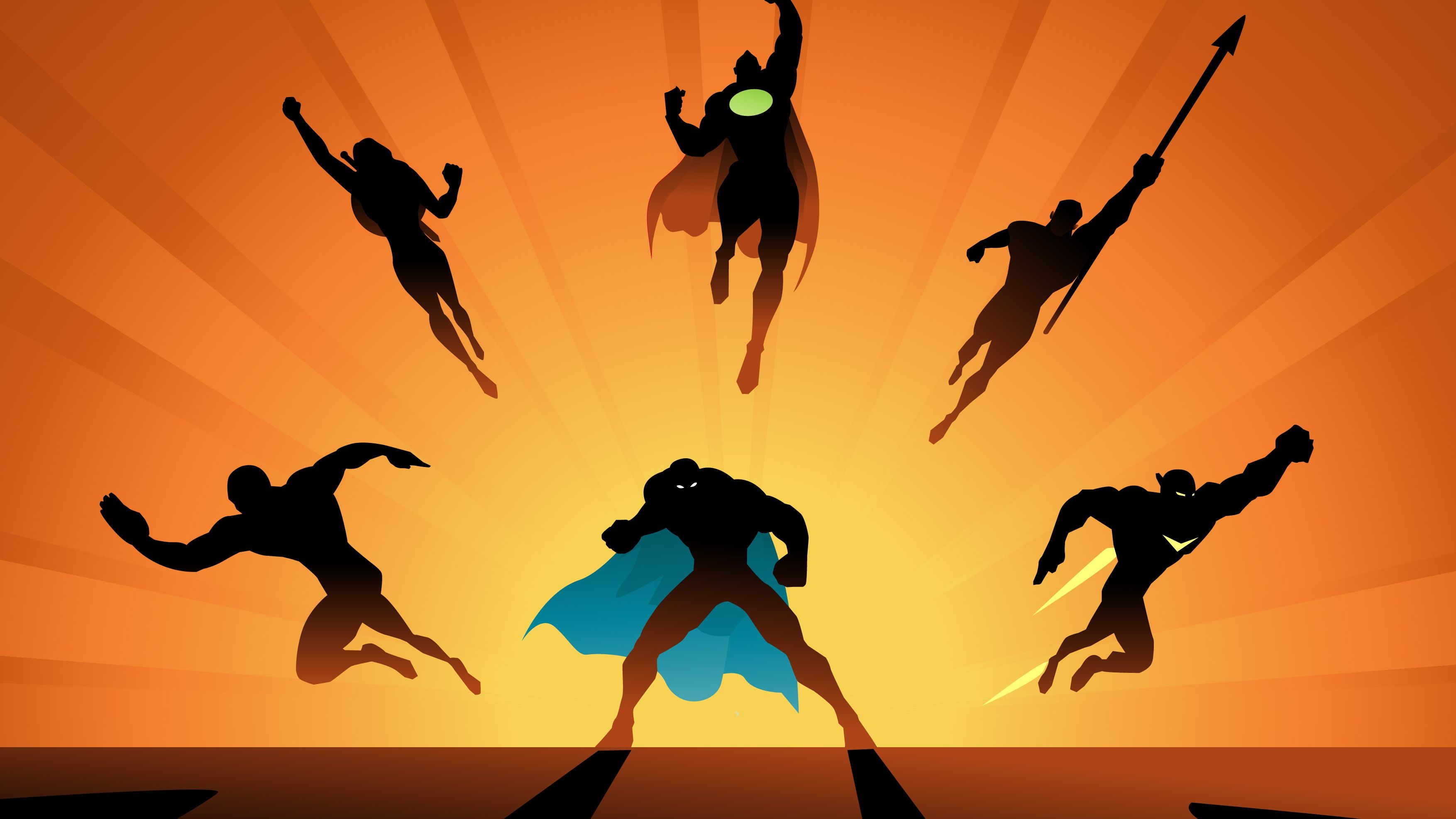 superheroes, hd, 4k, artwork, digital art HD Wallpaper